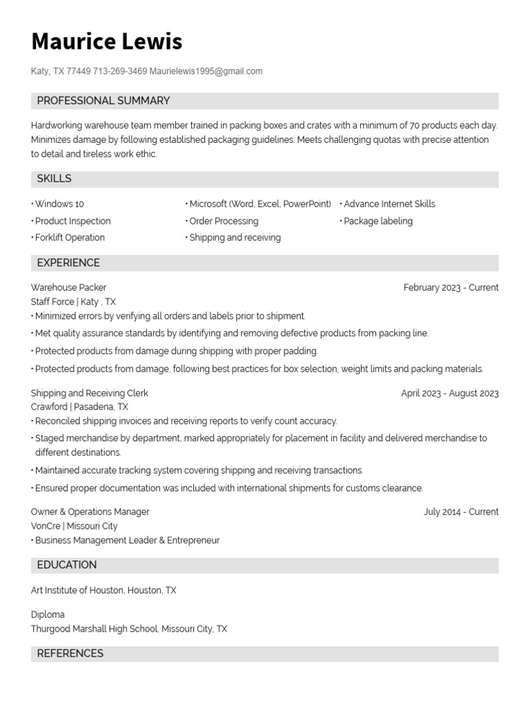 Resume1(1) | PDF