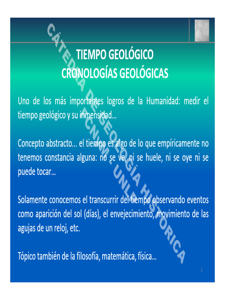 T3_Clases_5_Parte 1_TIEMPO_GEOL_CRONOL_GEOL_ISOT_2021 | PDF ...