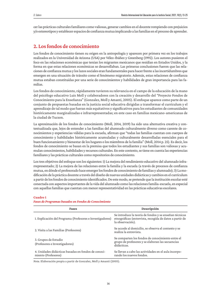 DESARROLLANDO FONDOS DE CONOCIMIENTO.pdf | PDF | Enseñando | Maestros