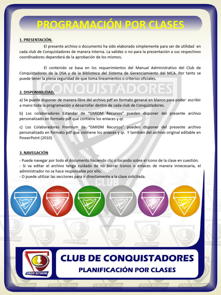 Programación de Clases Regulares Amigo | PDF | Aprendizaje