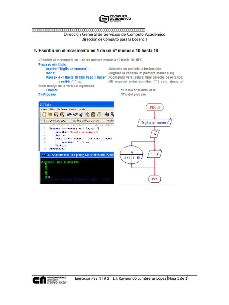 02_Ejercicios_PSEINT | PDF