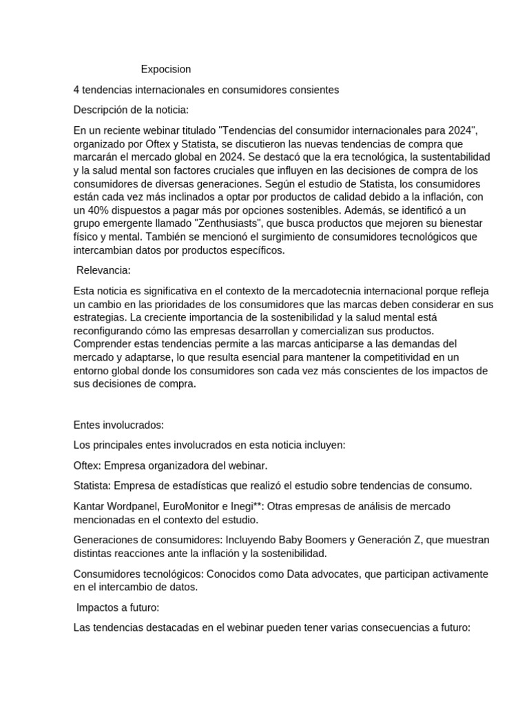 Expo Cision | PDF | Marketing | Negocios económicos