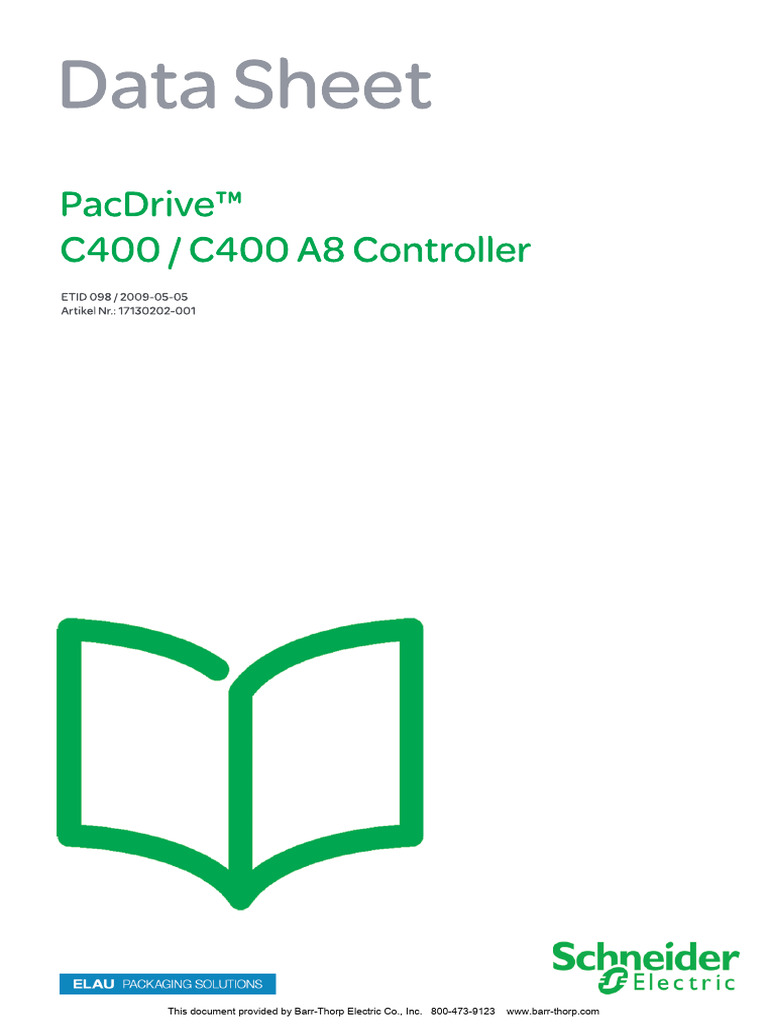 PacDrive C400 C400 A8 Controller Data Sheet | PDF | Computing ...