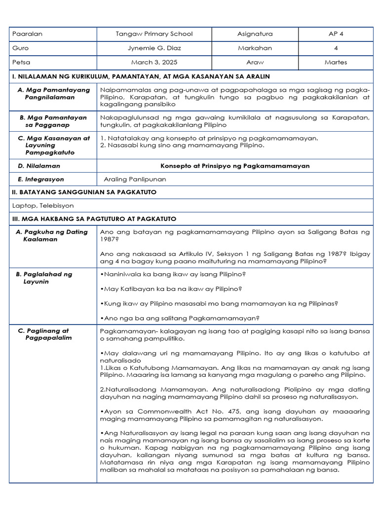 DLP Ap Day 1 | PDF