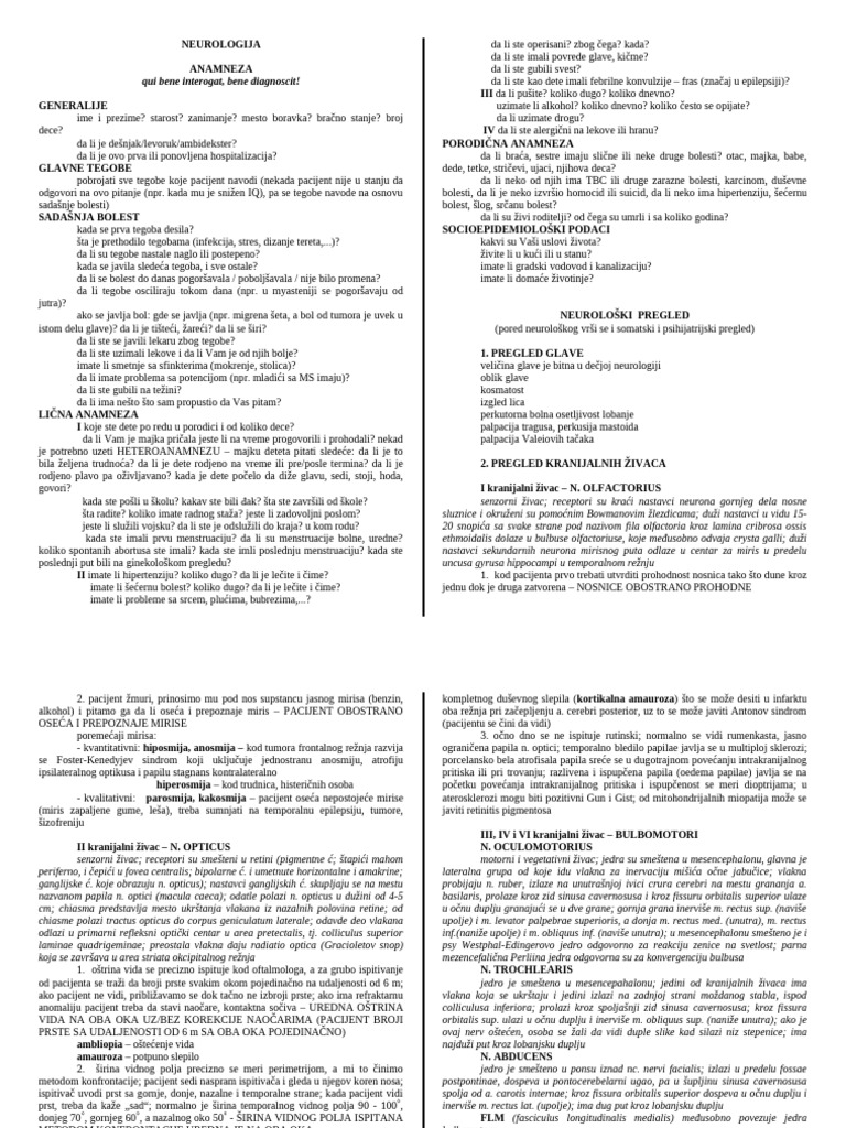 NEUROLOGIJA | PDF