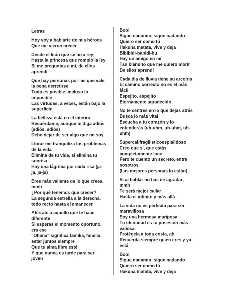 De Ellos Aprendi Cancion | PDF