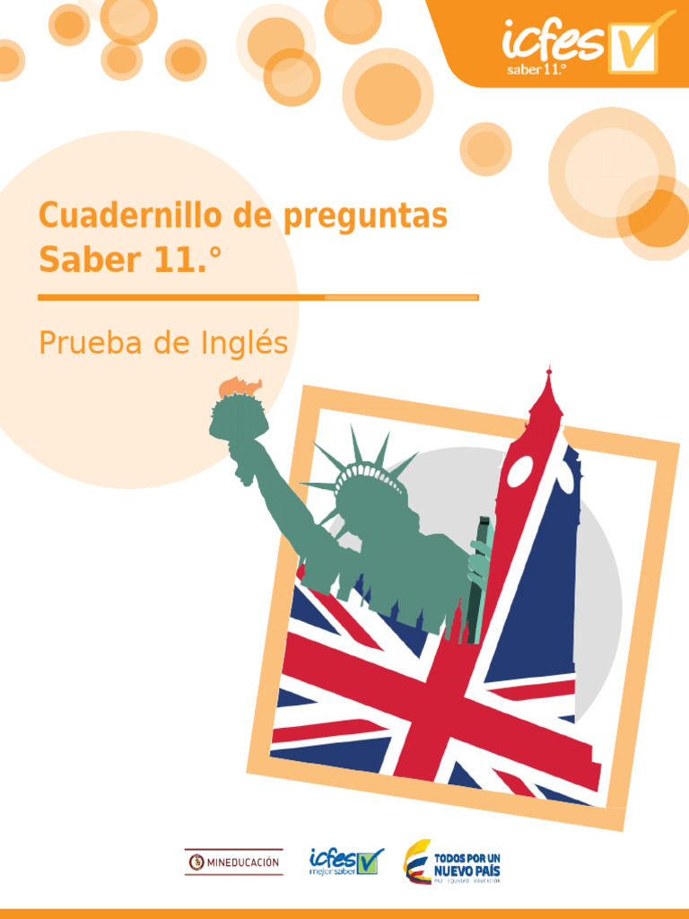 Cuadernillo de Preguntas Saber 11 Ingles | PDF | Propiedad
