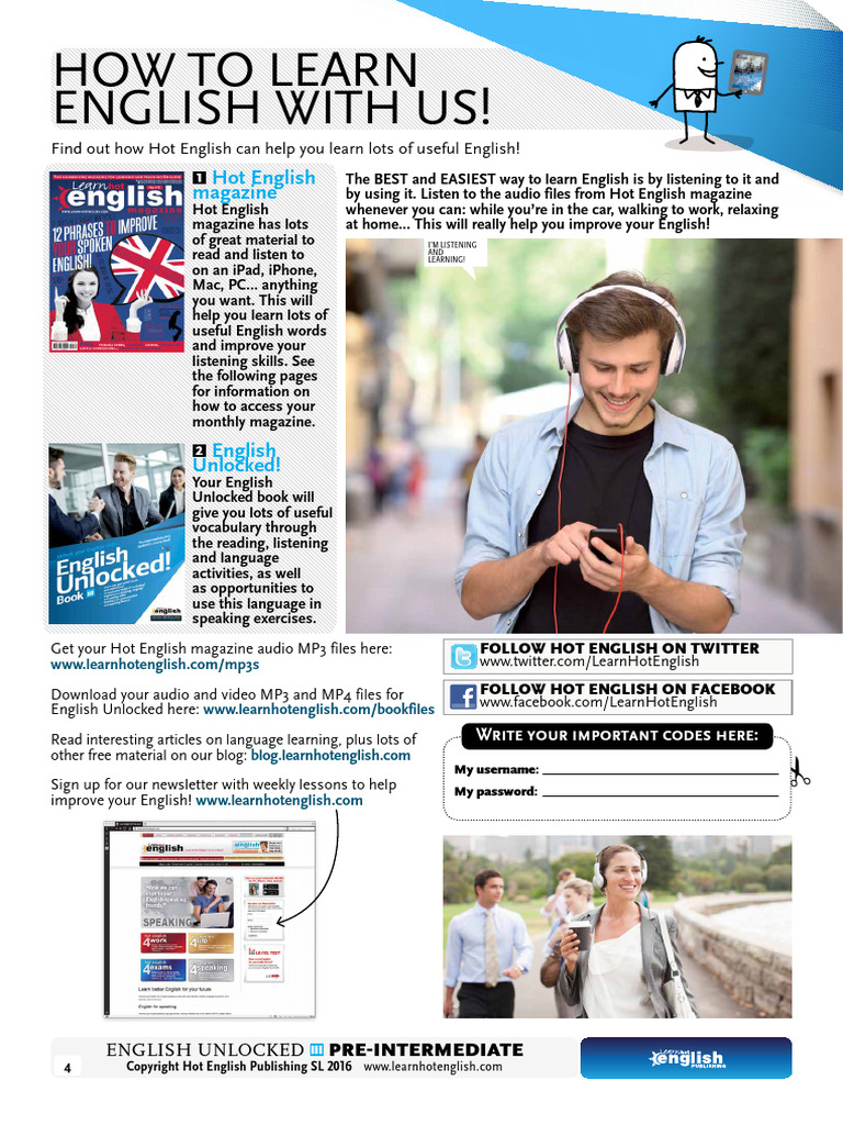 English Unlocked Book III Pre Intermediate A2 3 - 4 | PDF | Mac Os ...