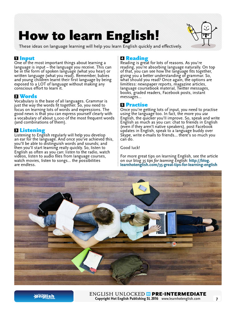 English Unlocked Book III Pre Intermediate A2 3 - 7 | PDF | English ...