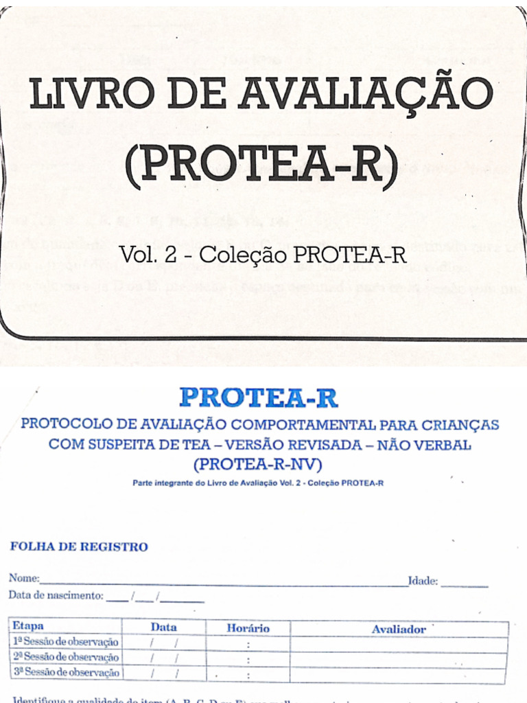 PROTEA -R Rastreio TEA | PDF