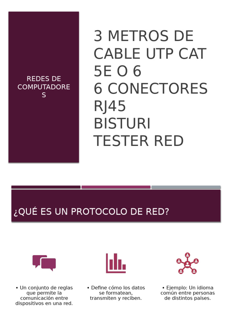 Protocolo de Red: Tipos y Funciones | PDF | Red de computadoras ...