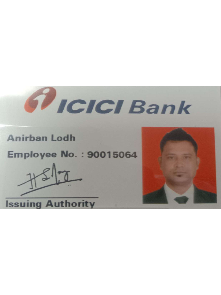 ICICI Bank ID Card | PDF