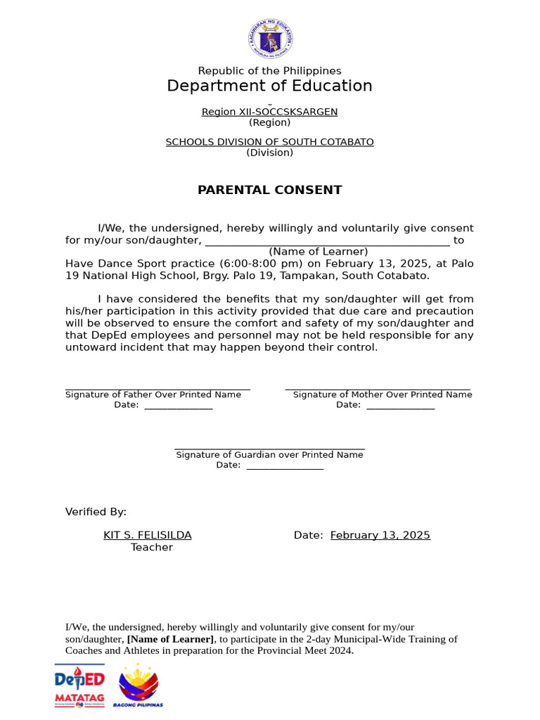 Parent Consent | PDF