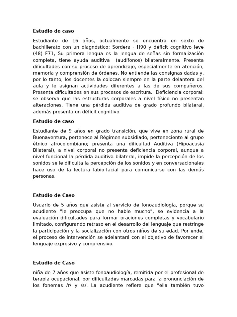 Estudio de Caso1 | PDF