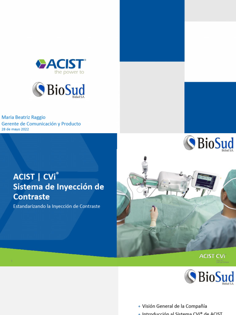 ACIST Bomba Inyectora | PDF