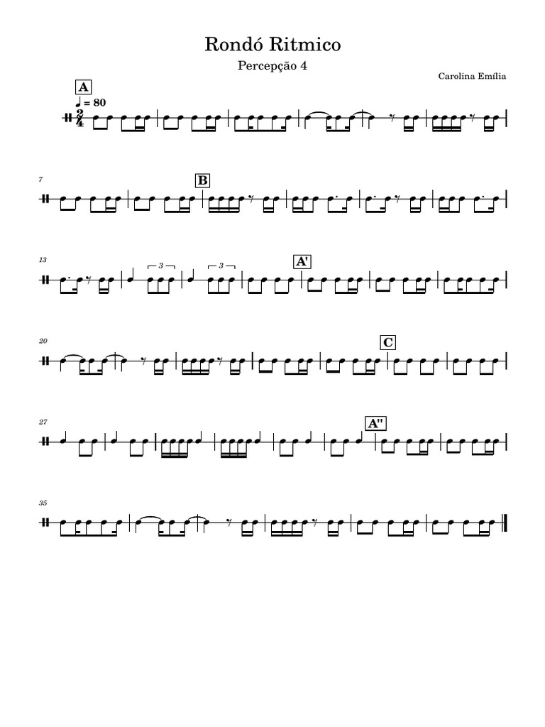 Rondó Ritmico | PDF
