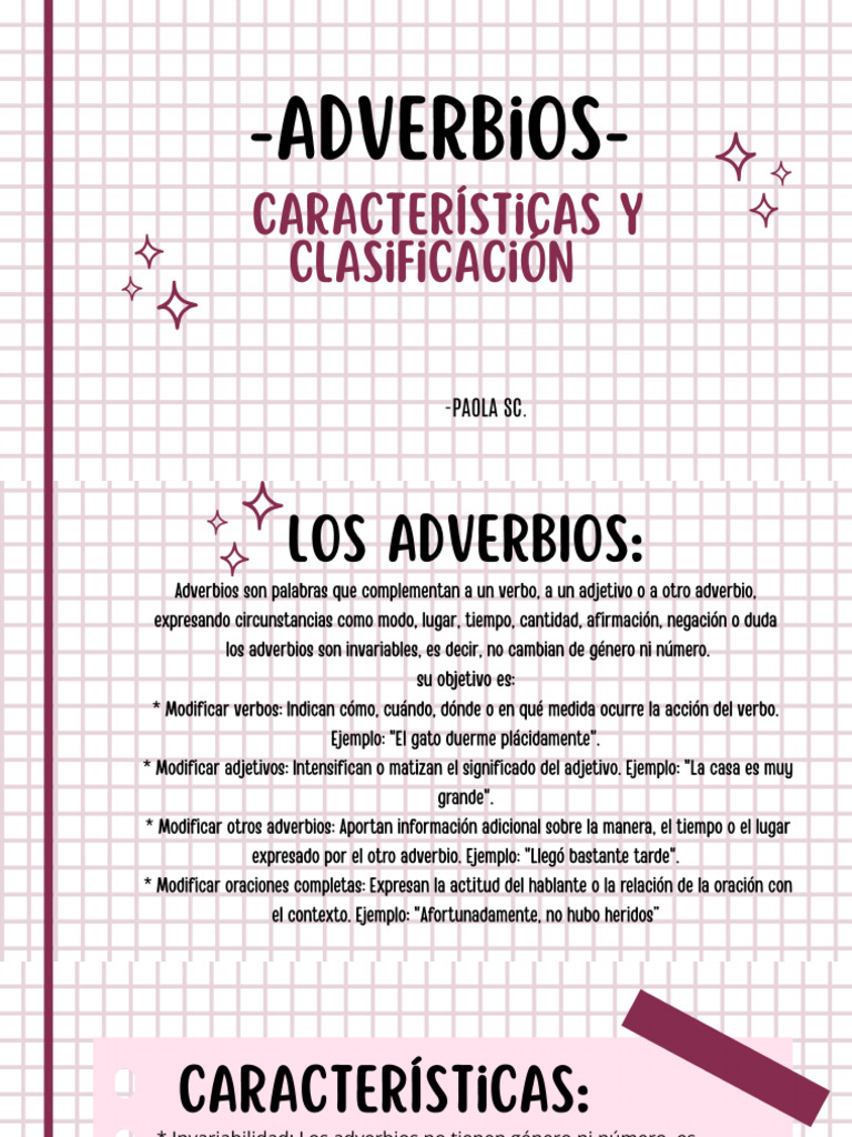 Adverbios | PDF