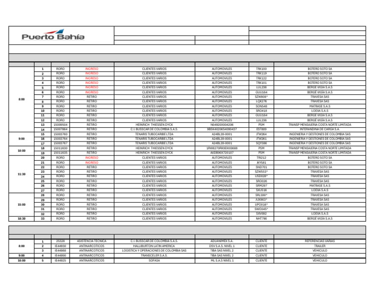FT-GOPTS-55 Programacion Diaria Carga General ENERO 312025 - AM | PDF