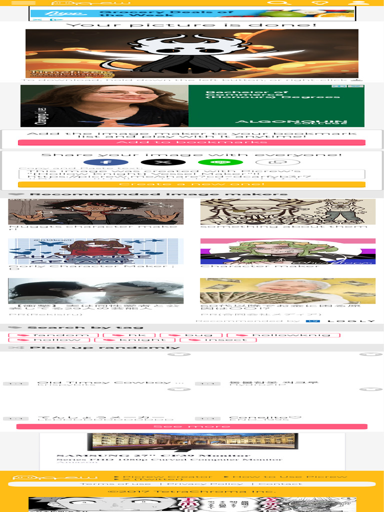 (Hollow Knight) Vessel Maker Picrew - The Character Maker & Creator | PDF