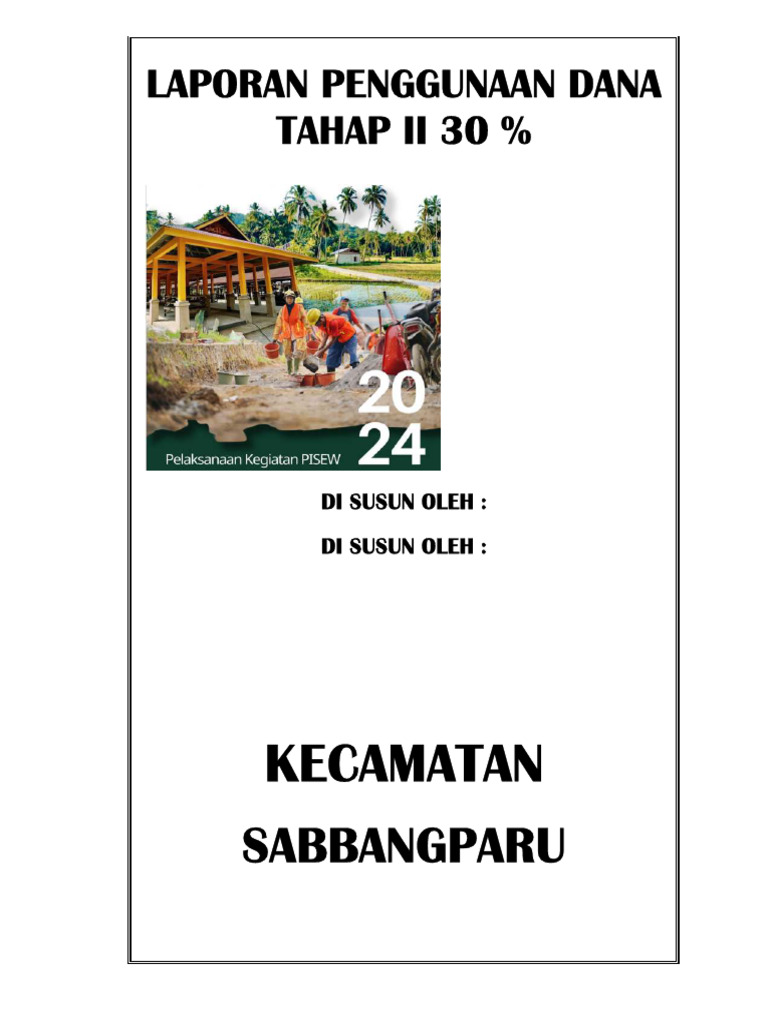 Sampul LPJ Tahap Ii 30% | PDF