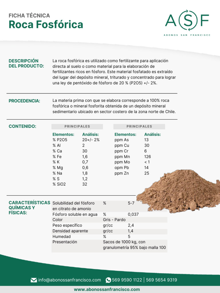 Roca Fosforica | PDF