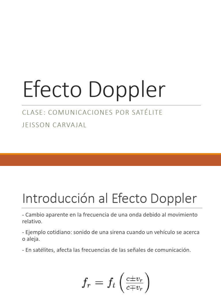 Compensacion Efecto Doppler | PDF