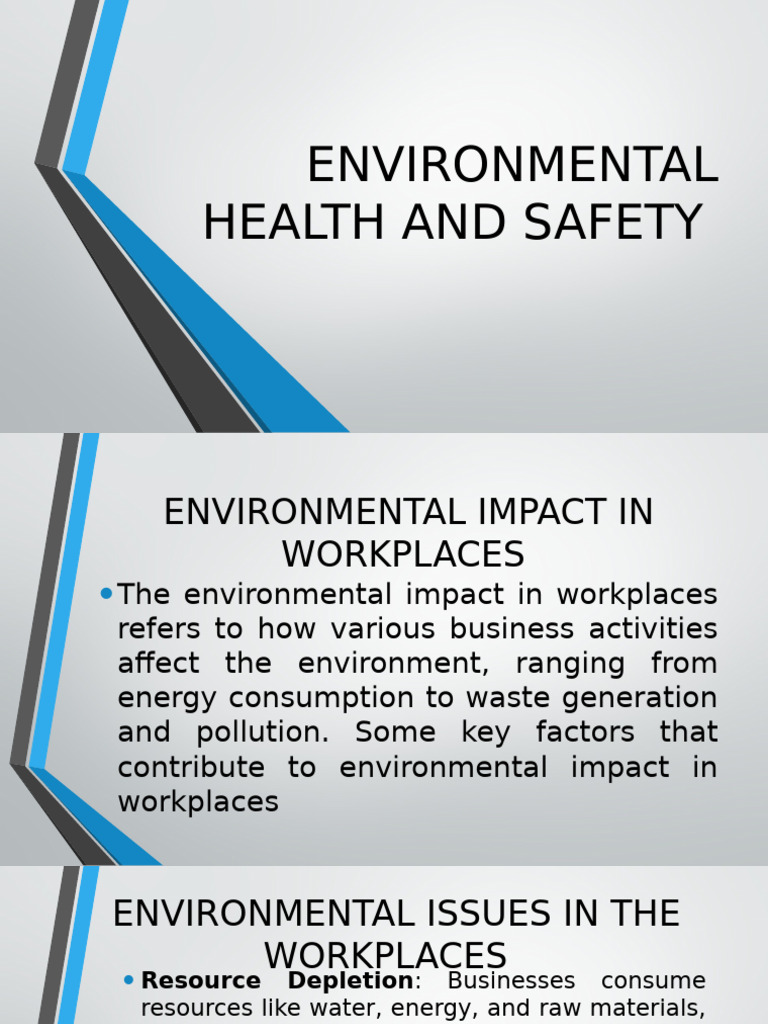 Environmental Health and Safety | PDF | Waste Management | Waste