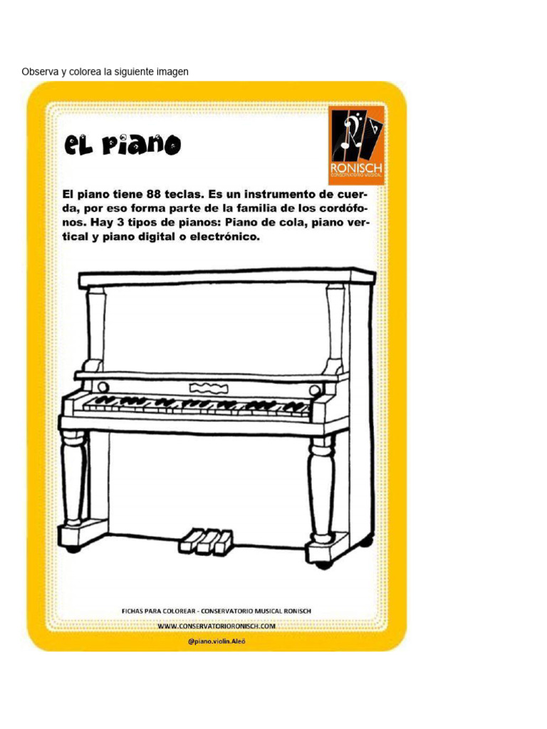 Cuadernillo Piano | PDF | Composiciones Musicales | Musicología