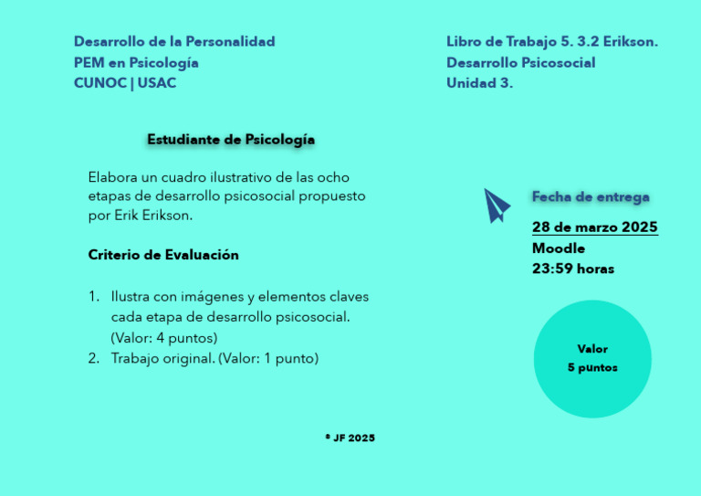 Libro de Trabajo 5. Erikson. | PDF