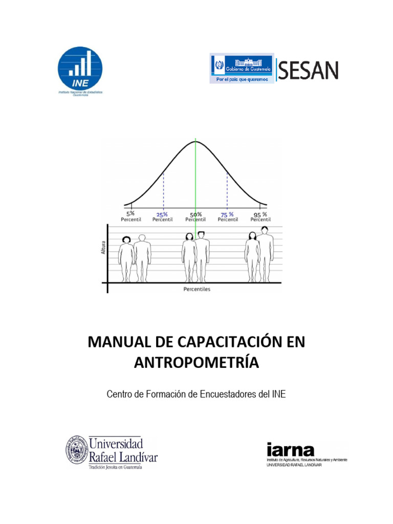 Manual Capacitacion Antropometria | PDF
