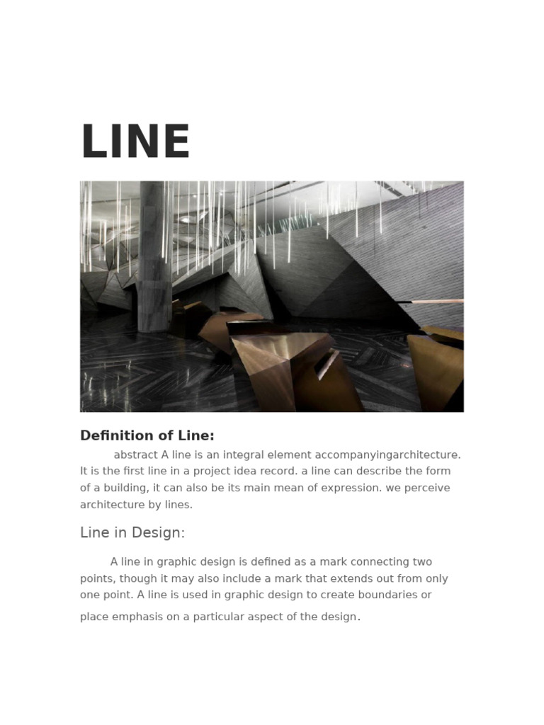 Understanding Lines in Design | PDF