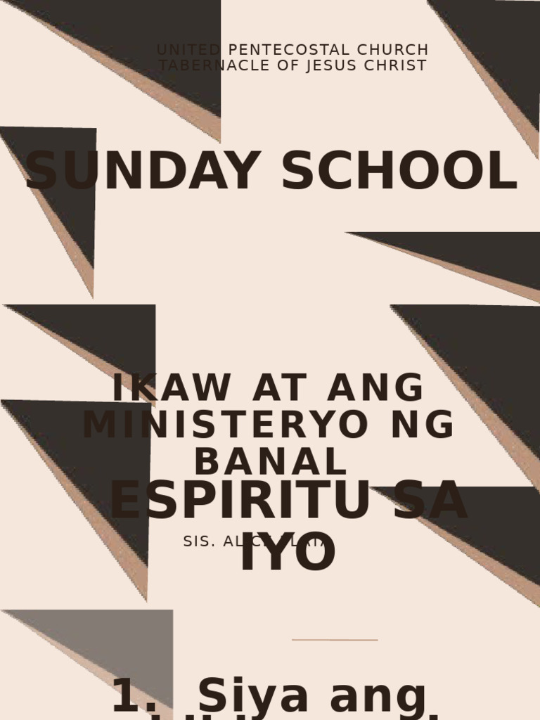 Sundayschool | PDF