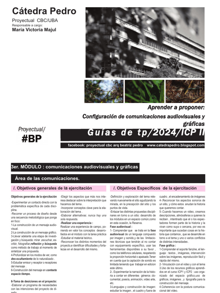 ICP2 GUIA Modulo Comunicacional FINAL PADLET 2024 | PDF | Imagen | Sonido