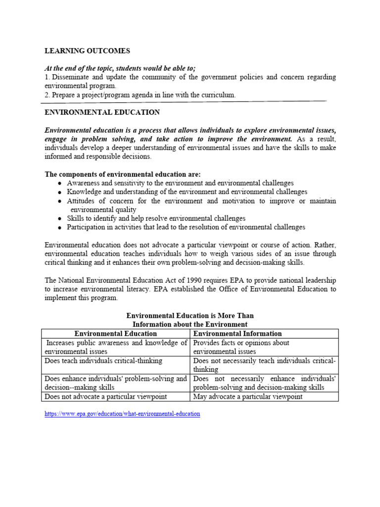 Module 1.2 Environmental Educational Program | PDF | Compost | Waste