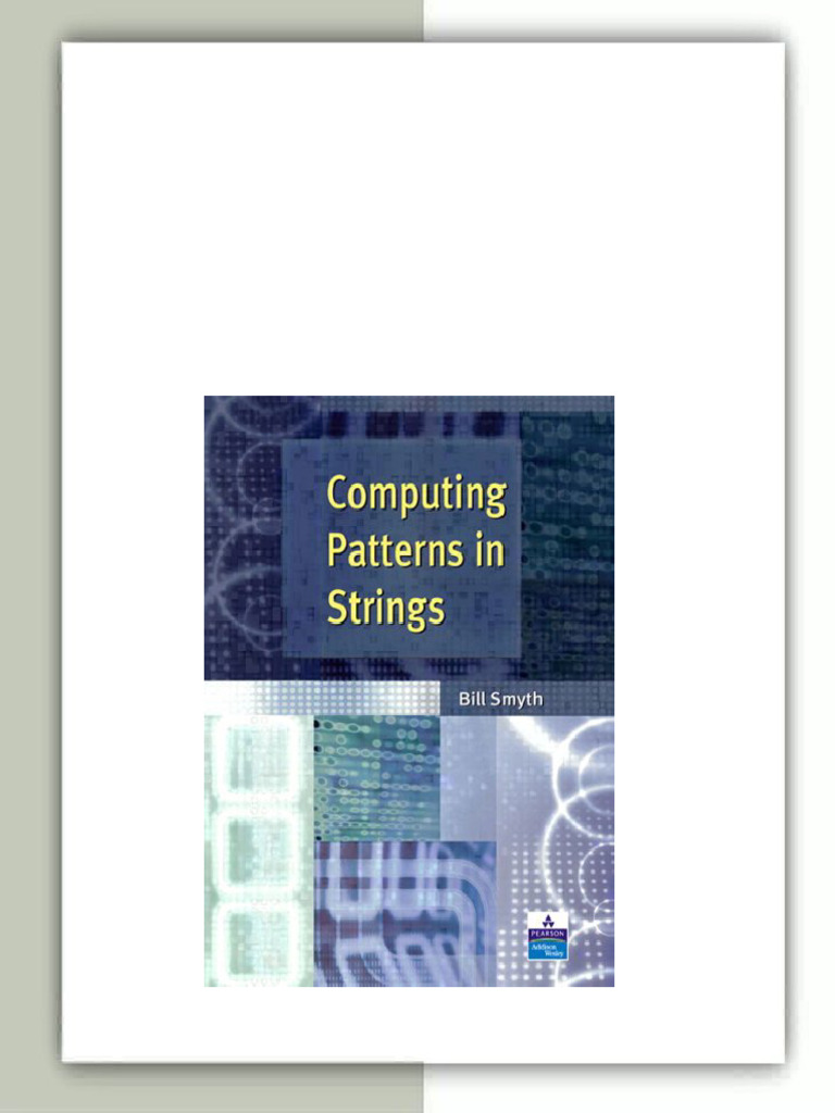 Computing Patterns in Strings 1st Edition Bill Smythinstant Download | PDF | String (Computer ...