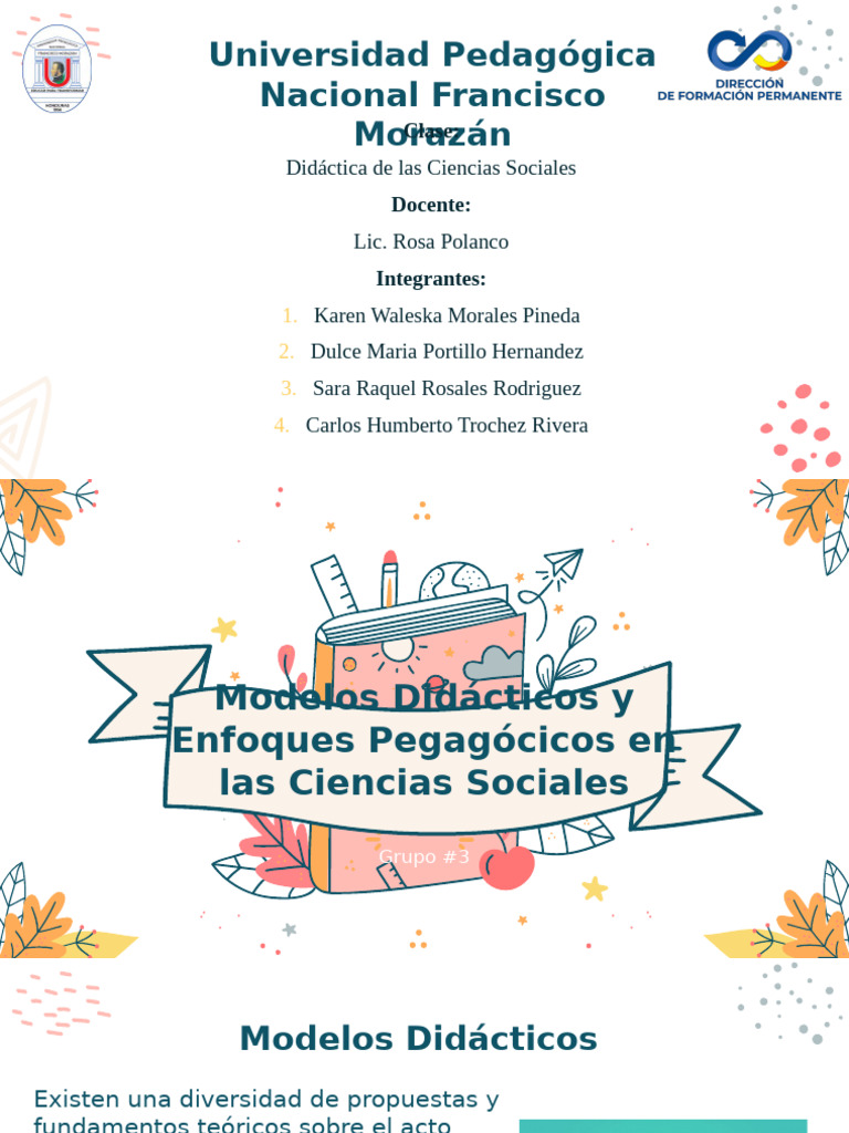 Modelos Didacticos_ Grupo #3 | PDF | Enseñando | Aprendizaje