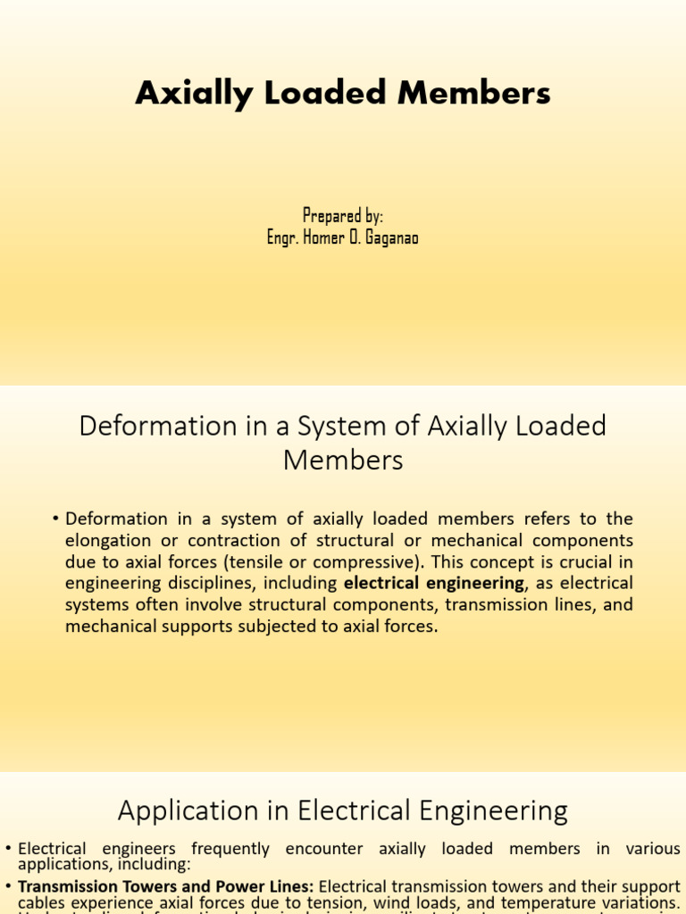 Axially Loaded Members | PDF | Printed Circuit Board | Stress (Mechanics)