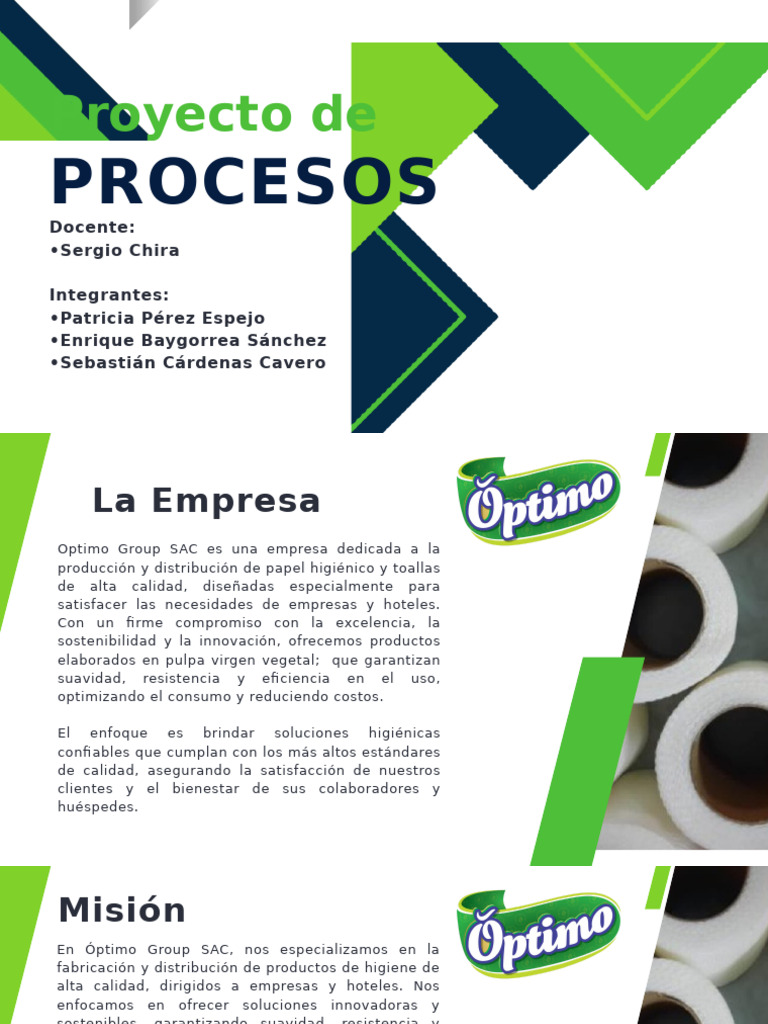 Óptimo Group SAC (2) | PDF | Calidad (comercial) | Papel