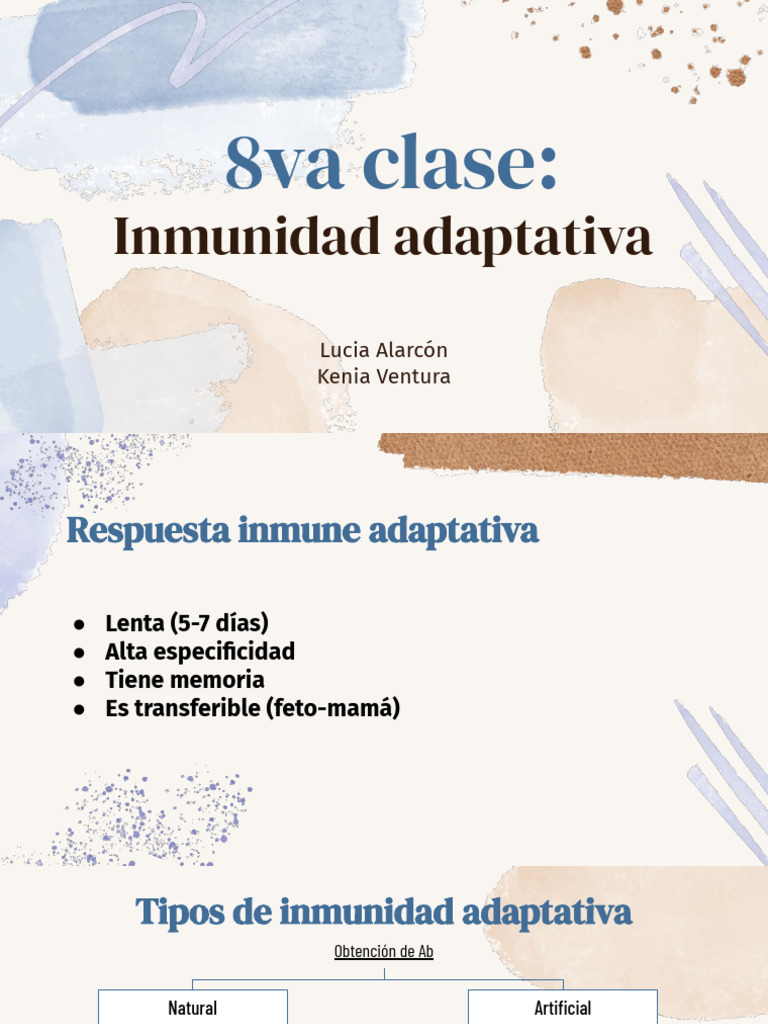 Inmunidad Adaptativa | PDF