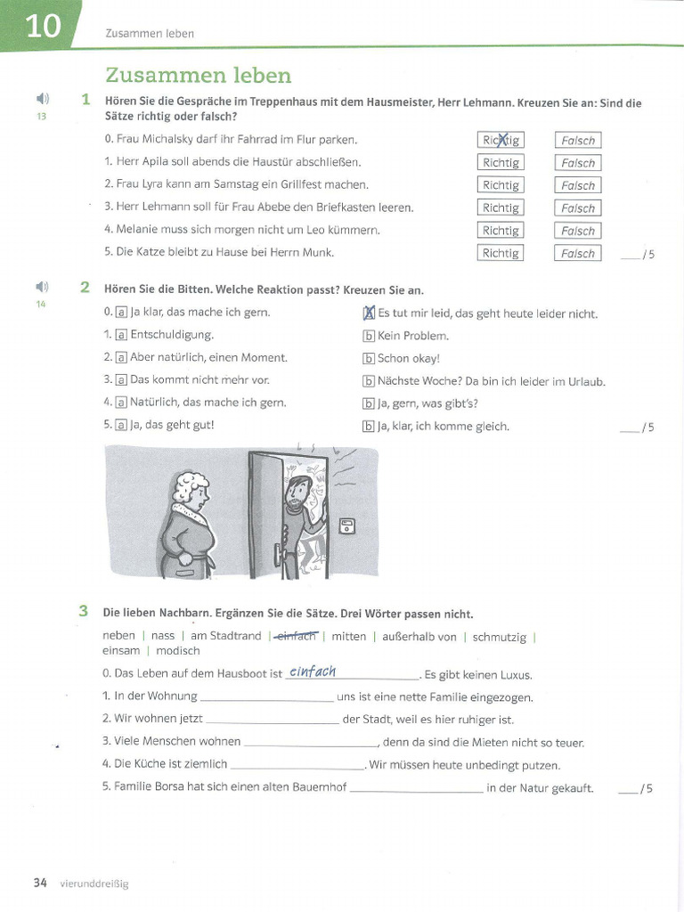 A2 Testheft-K10 | PDF