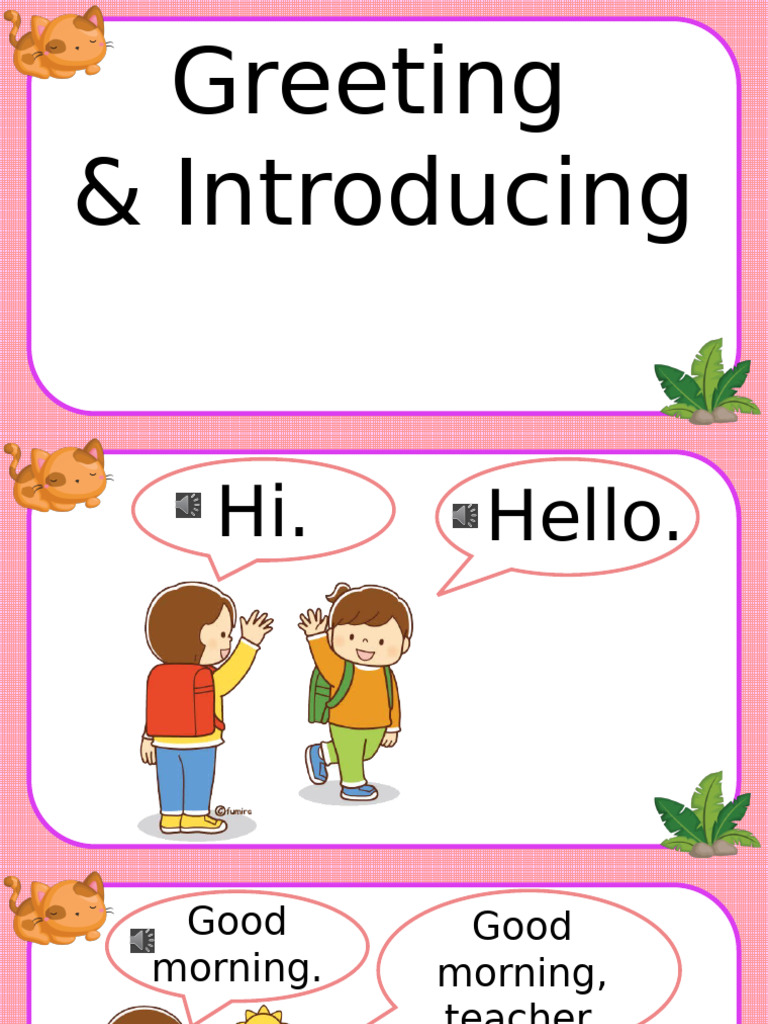 Basic Greetings and Conversations Guide | PDF