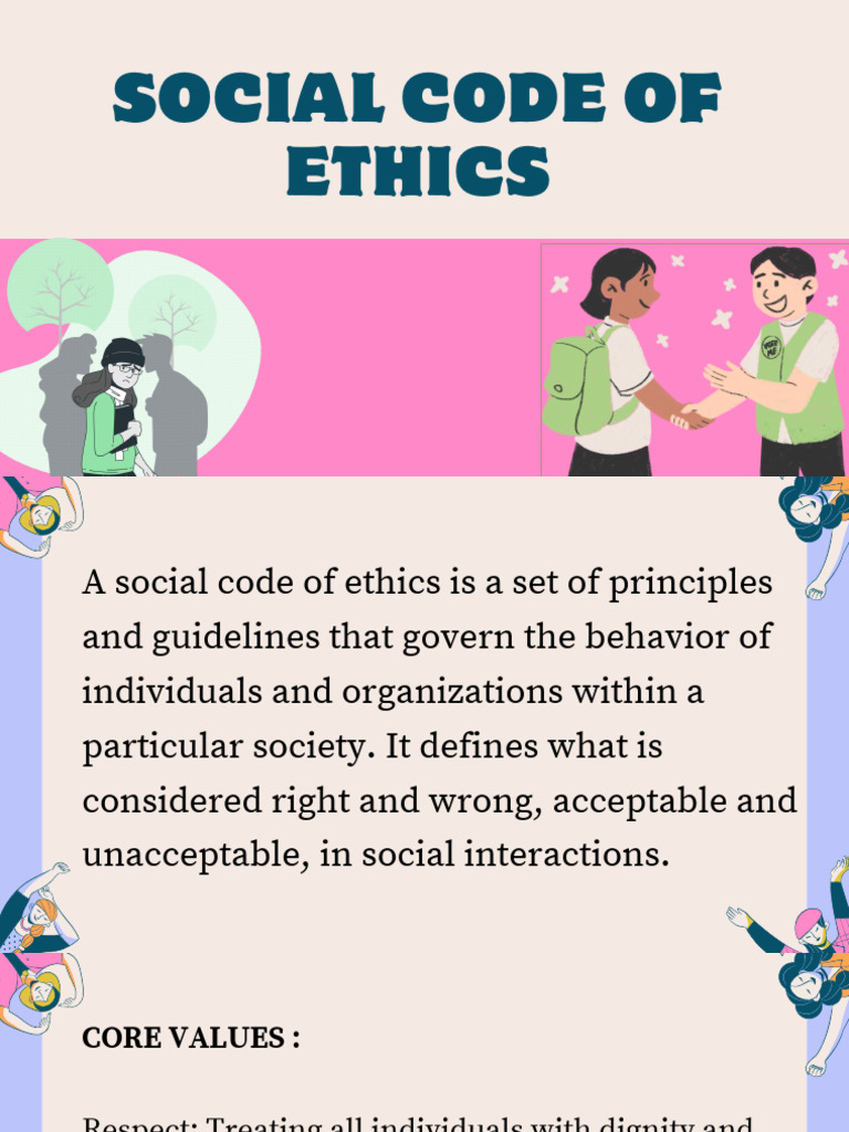 Social Code of Ethics - 20250312 - 214600 - 0000 | PDF