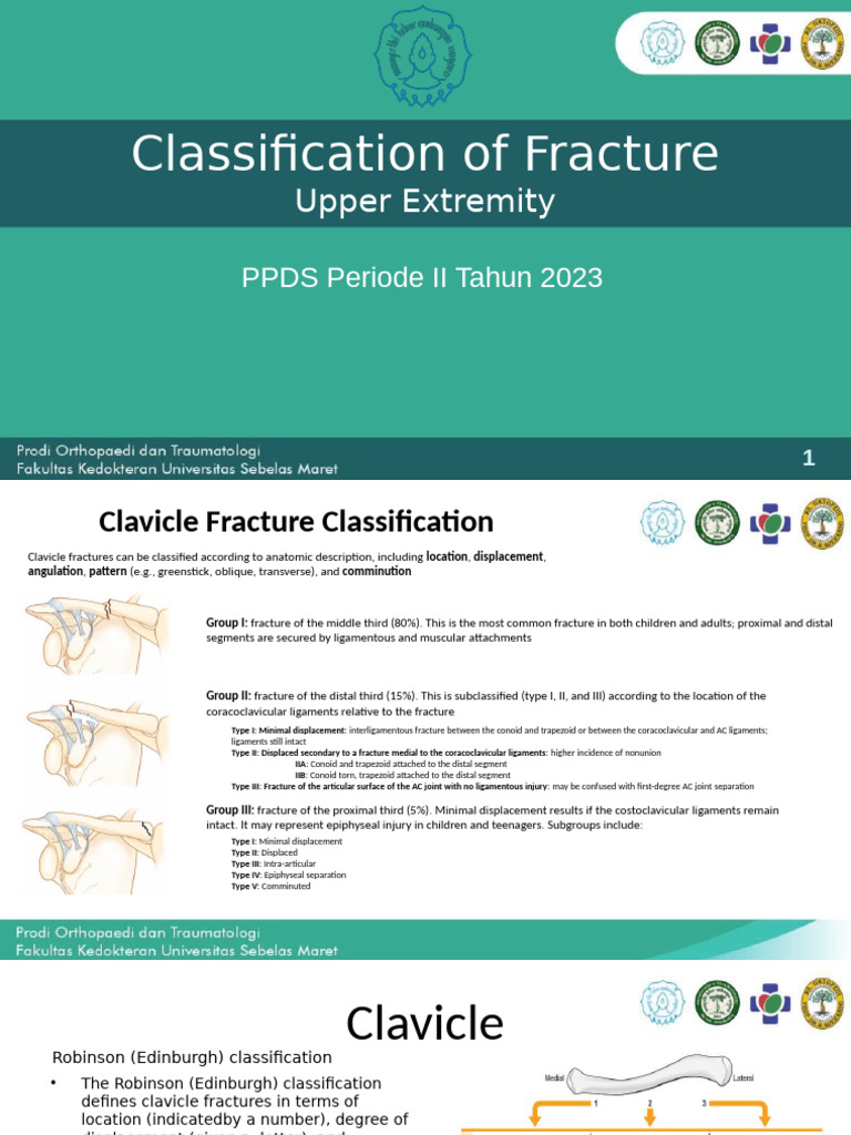 Classification of Fracture | PDF | Injury | Joints