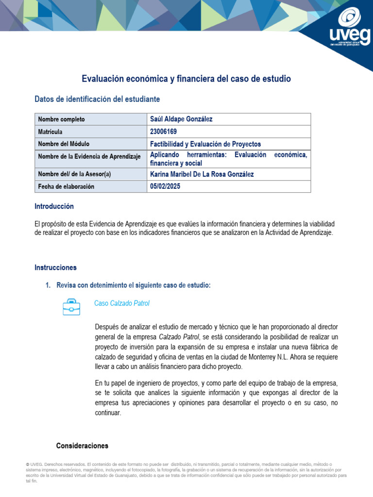 Aldape González Saúl EA3 | PDF | Business | Economias