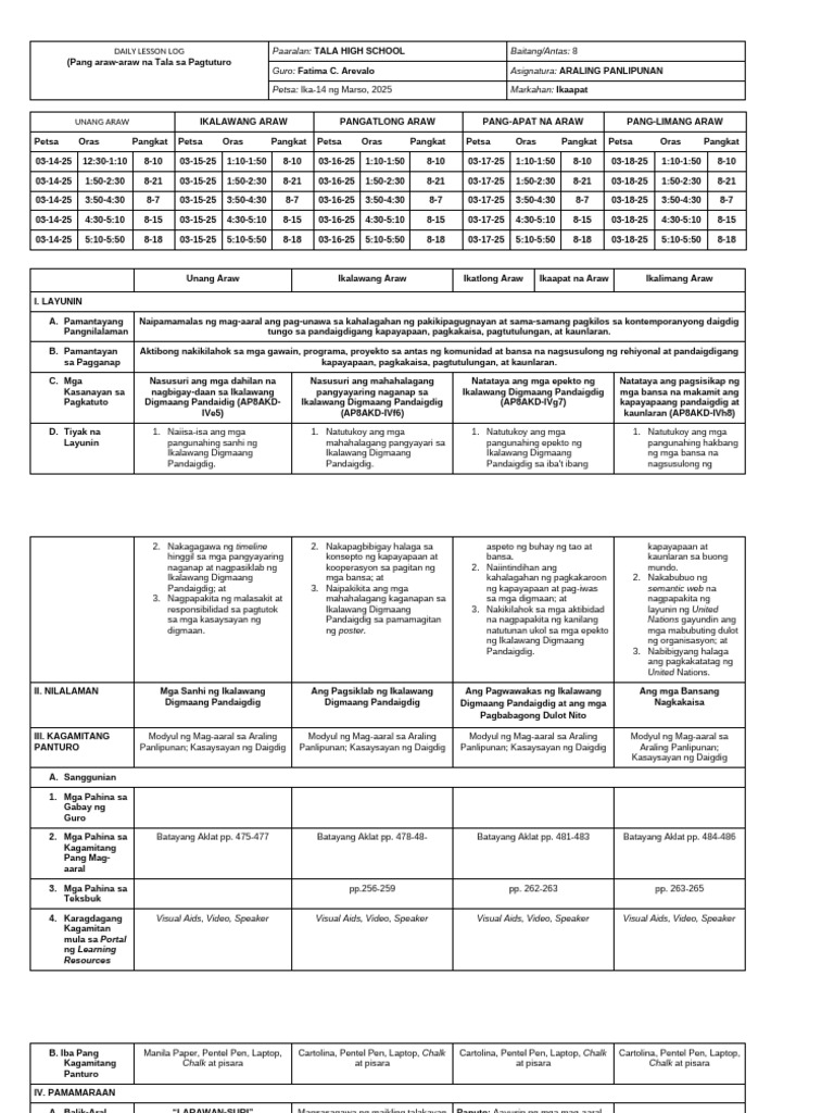 Quarter 3 Week 6 | PDF