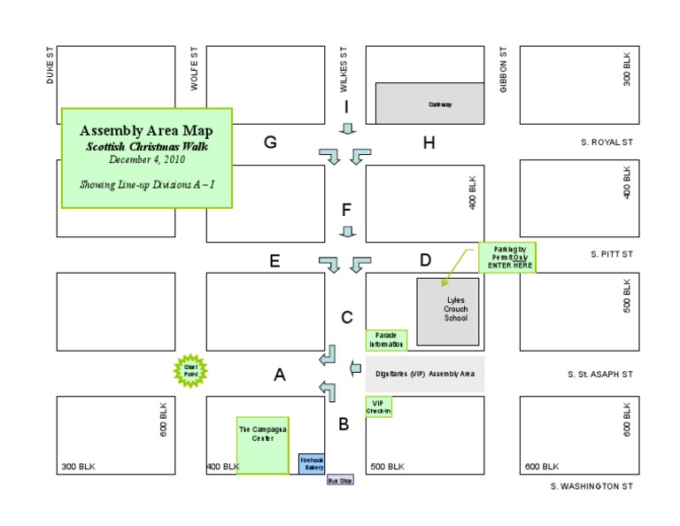 SCW10 Assembly Area Map | PDF