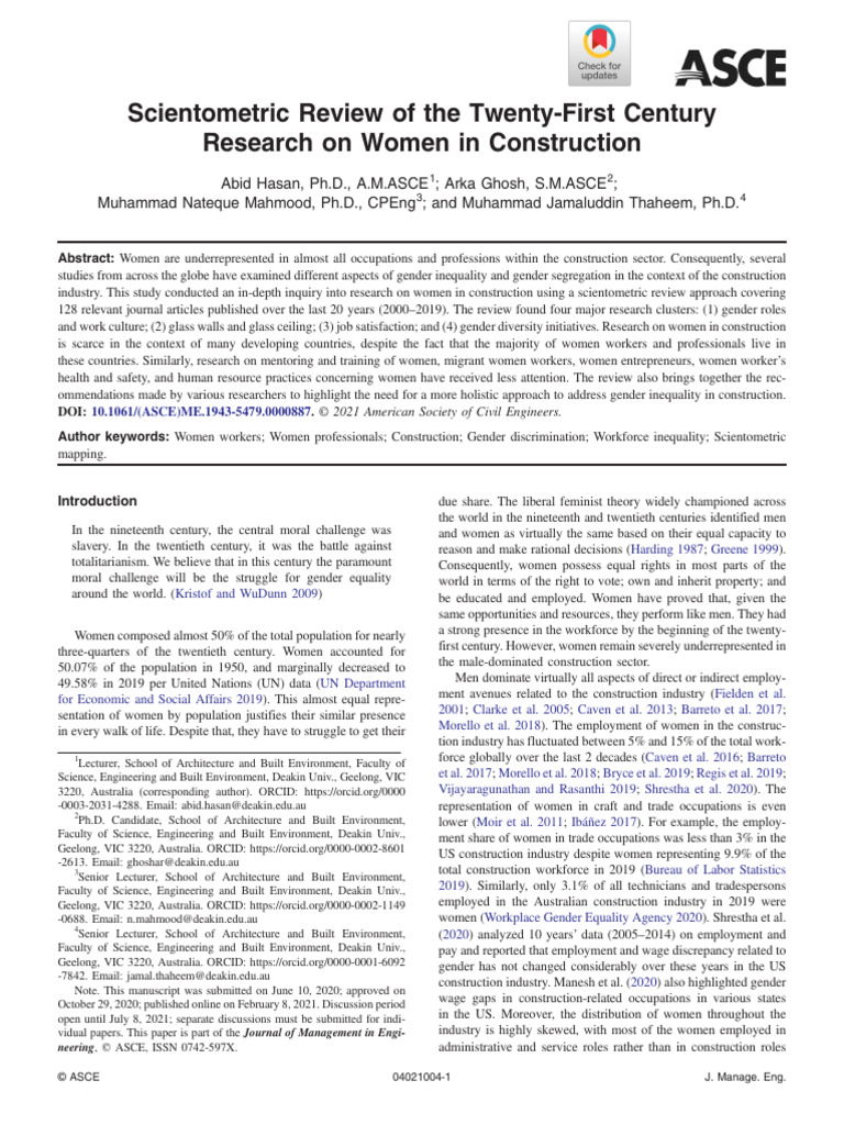 Scientometric Review of the Twenty-First Century | PDF | Science
