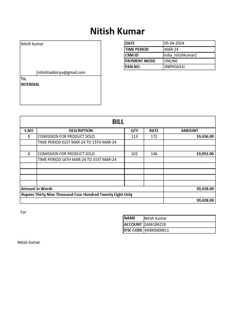Invoices Mar-24-135 | PDF