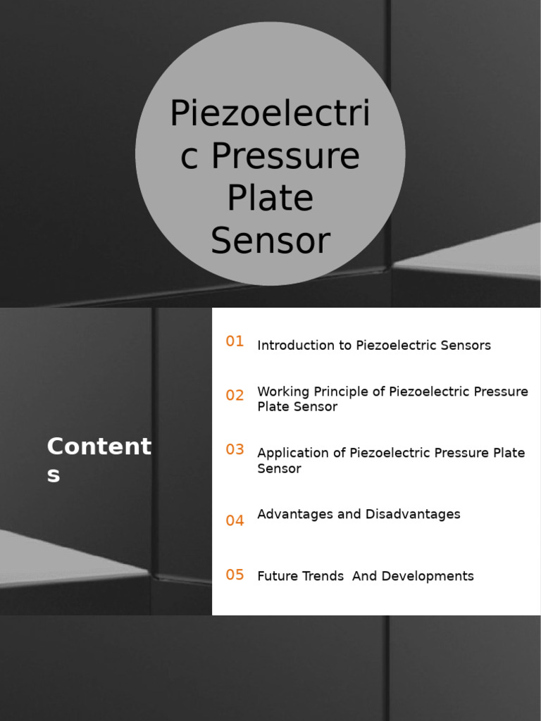 Piezoelectric Pressure Plate Project | PDF