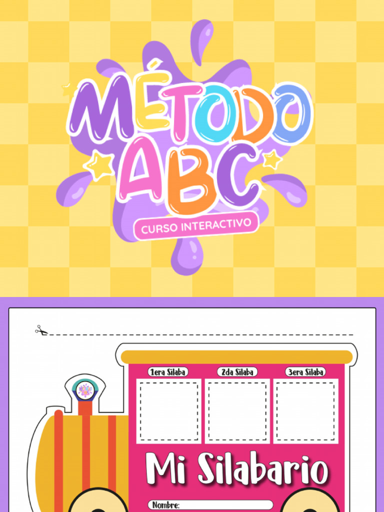 Método ABC TREN SILÁBICO | PDF